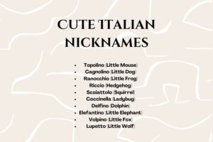 280+ Italian Nicknames For Guys In Cool Ideas - Edmora