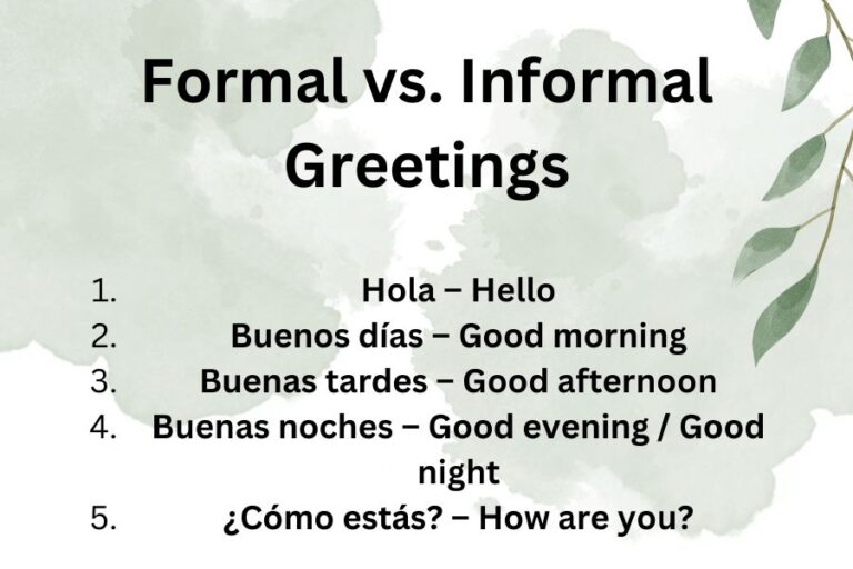 How To Say Hi In Spanish: Master 10 Essential Greetings - Edmora