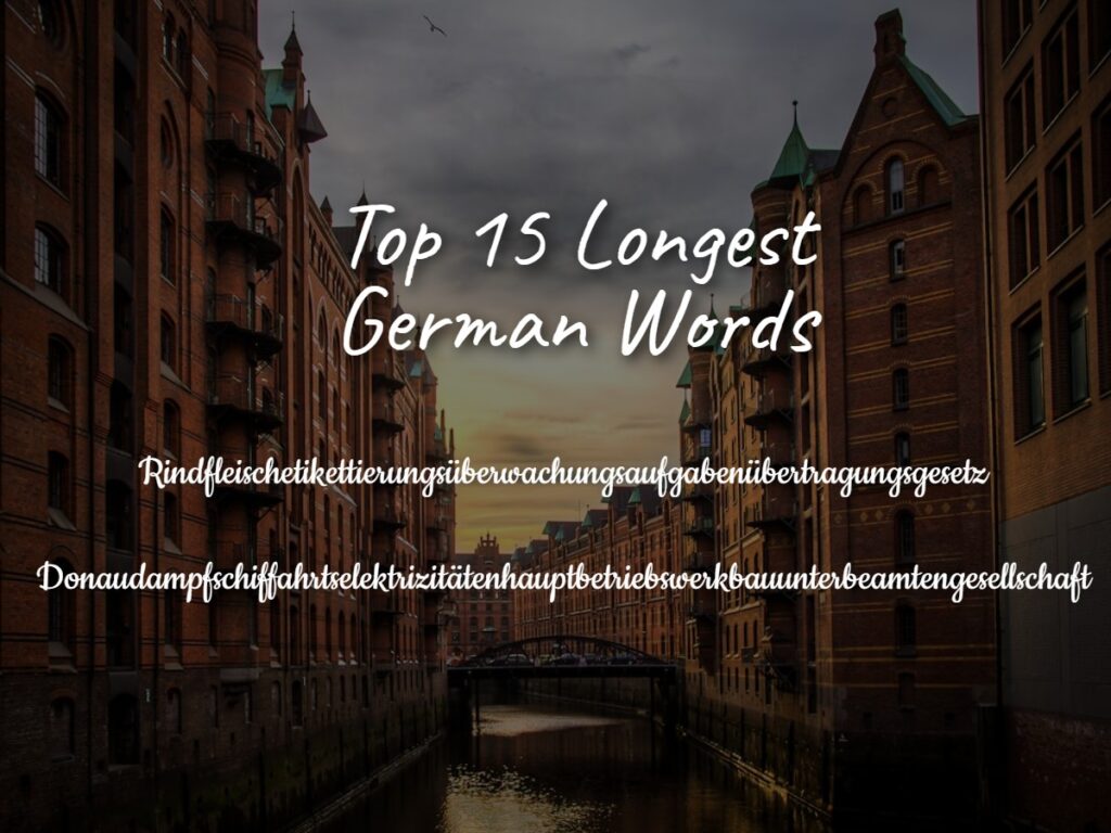 15 Longest German Words That Will Leave You Speechless Edmora